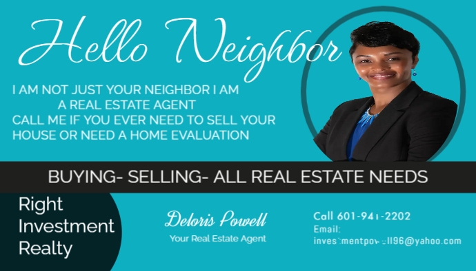 Real estate twitter banner post | PosterMyWall