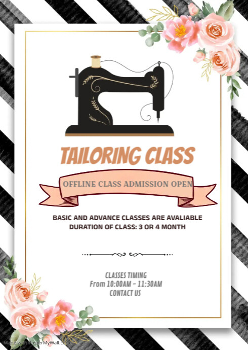 Art crafty sew party invitation | PosterMyWall