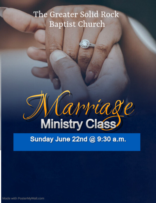 Copy of marriage Class | PosterMyWall