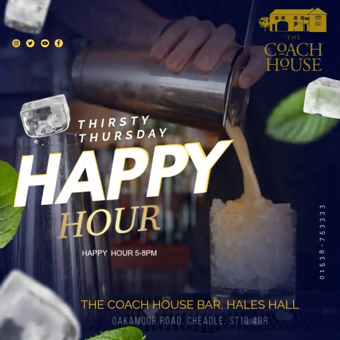 happy hour | PosterMyWall