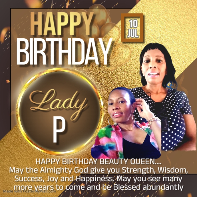 Copy of Puleng Mahlatsi Birthday | PosterMyWall
