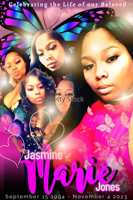 Copy of Jasmine Homegoing announcement | PosterMyWall