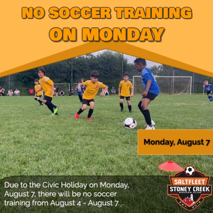 No Soccer this weekend | PosterMyWall