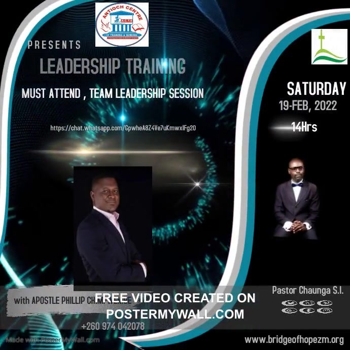 Copy of LEADERSHIP TRAINING NOTICE | PosterMyWall