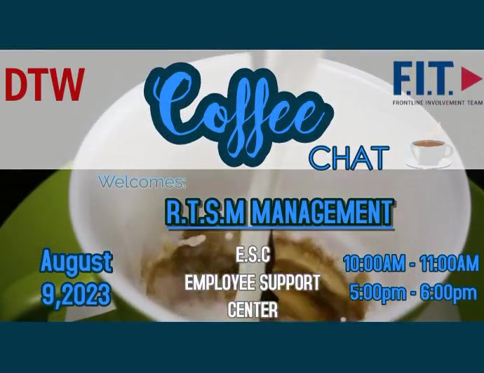 Coffee Talk Event Digital Display (2) | PosterMyWall