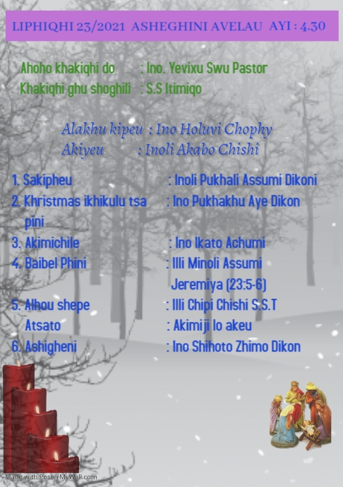 Copy of church/ iglesia/christmas program/ navidad | PosterMyWall