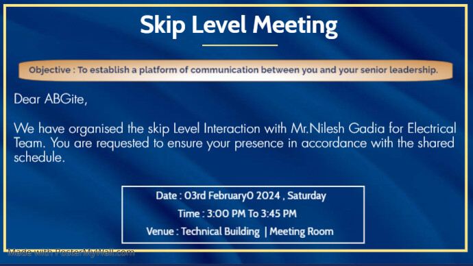 Annual Member Meeting Poster Template (1) | PosterMyWall