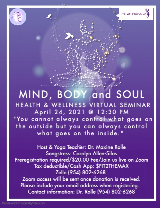 Health/Wellness Virtual Seminar | PosterMyWall