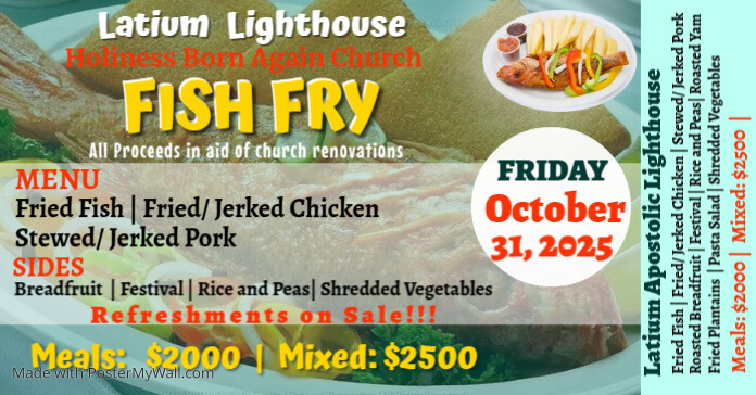 Copy of Fish Fry Ticket | PosterMyWall