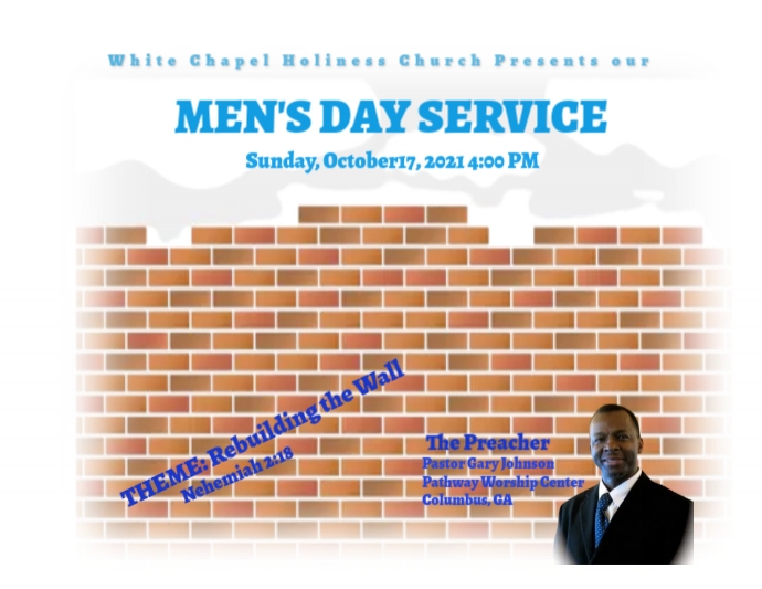 Men's Day Service | PosterMyWall