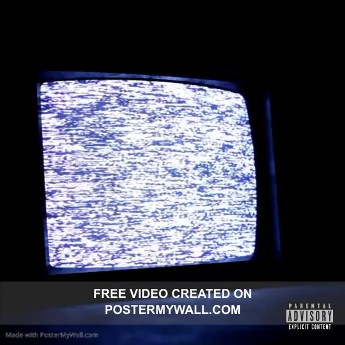 Copy of Television static scary album cover video | PosterMyWall