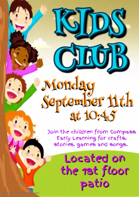 kids club | PosterMyWall