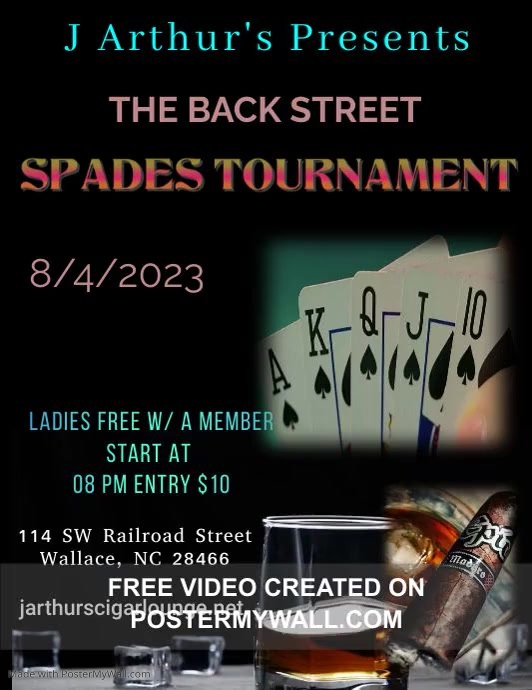 Copy of SPADES | PosterMyWall