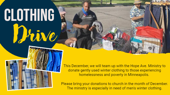 Clothing Drive Flyer | PosterMyWall