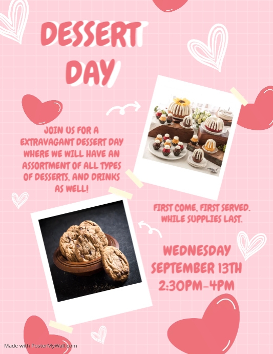 Dessert Day Flyer | PosterMyWall