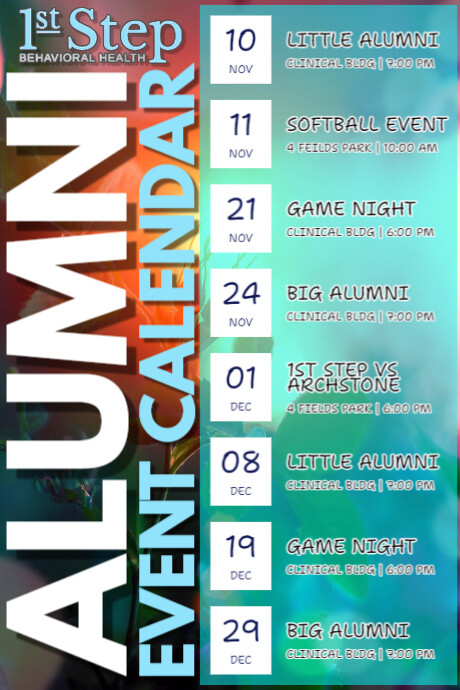 June Events Schedule Calendar Template (2) | PosterMyWall