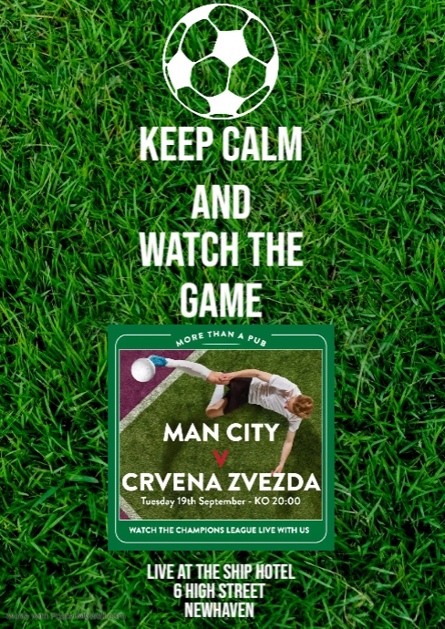 Template sports soccer | PosterMyWall
