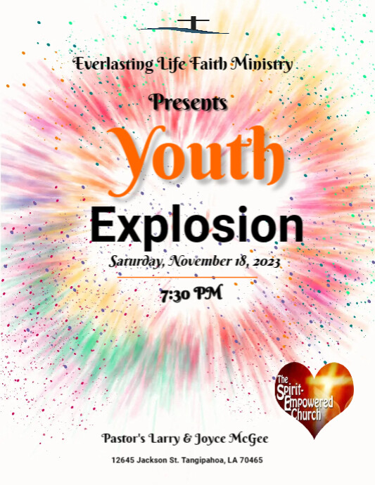 Youth Explosion | PosterMyWall