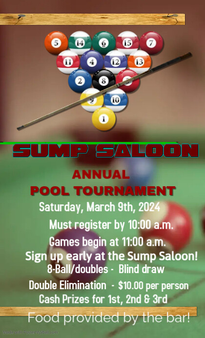 Copy of Pool Tournament | PosterMyWall