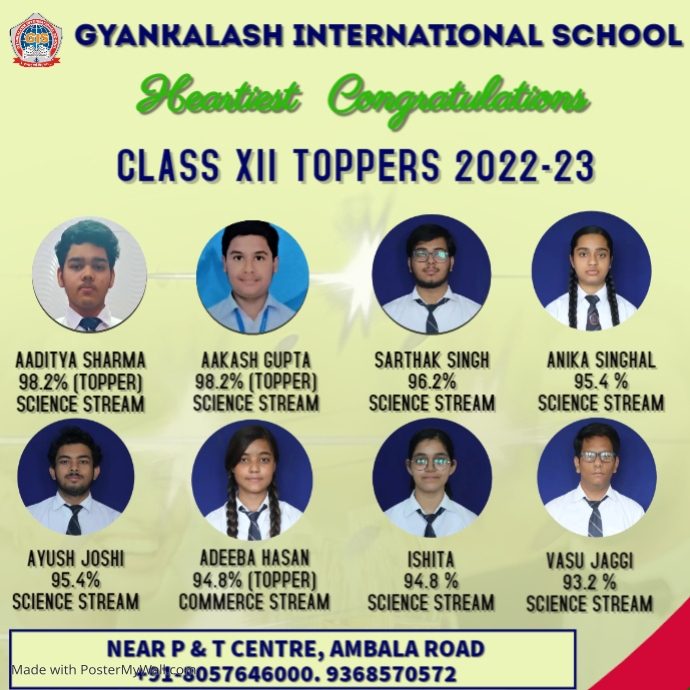 Copy of CLASS 12 TOPPERS FINAL (1) | PosterMyWall
