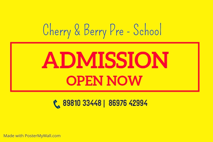 Copy of Admission Open Banner Template | PosterMyWall