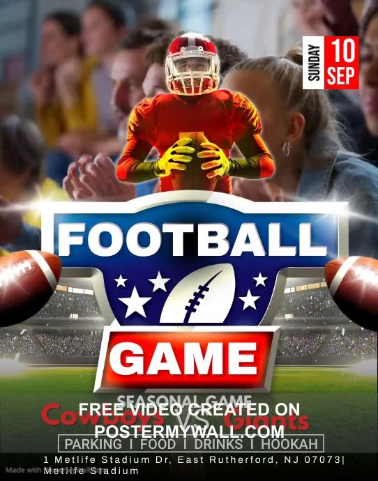 COWBOYS FOOTBALL GAME | PosterMyWall