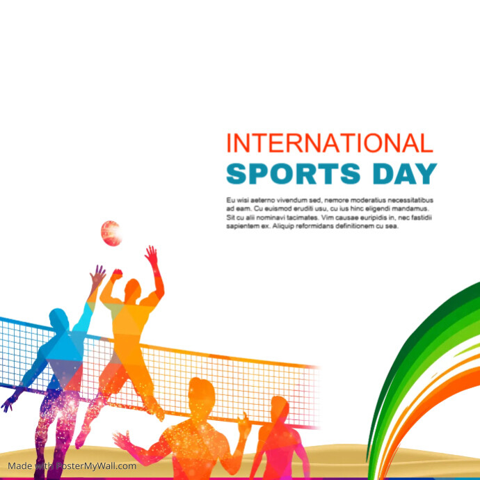 National Sports Day social media post | PosterMyWall