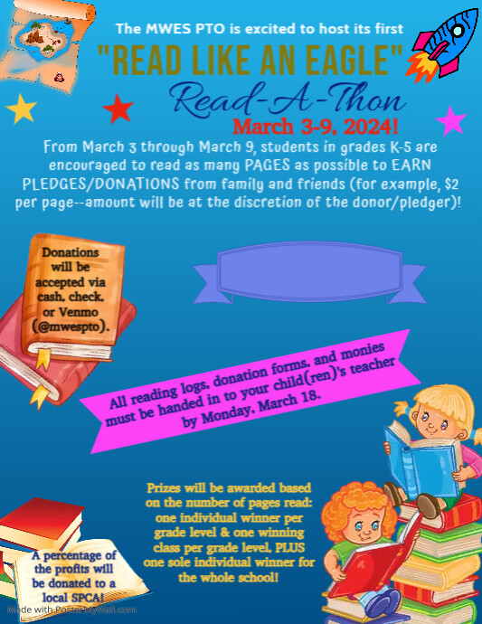 Read-A-Thon | PosterMyWall