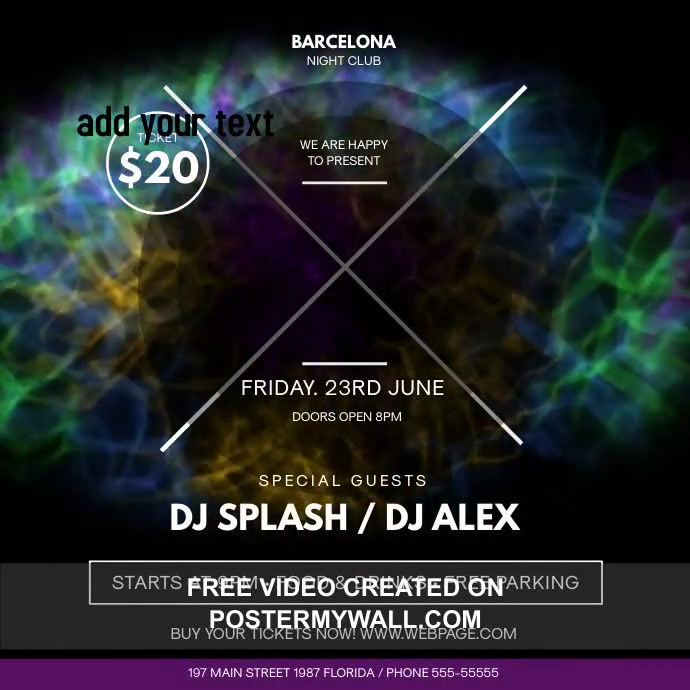 Copy of Copy of Paint Party Event Square Video | PosterMyWall