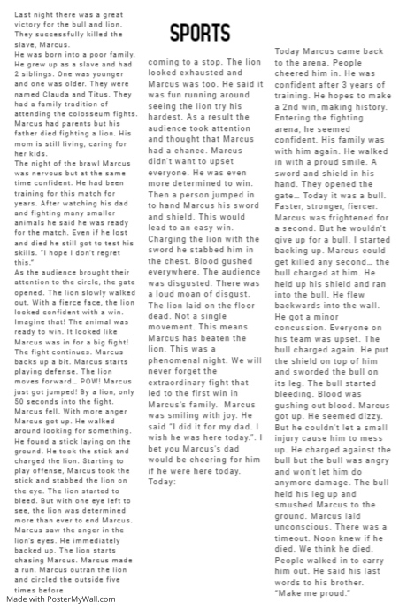 Copy of Copy of Copy of Conventional Newspaper Layout | PosterMyWall