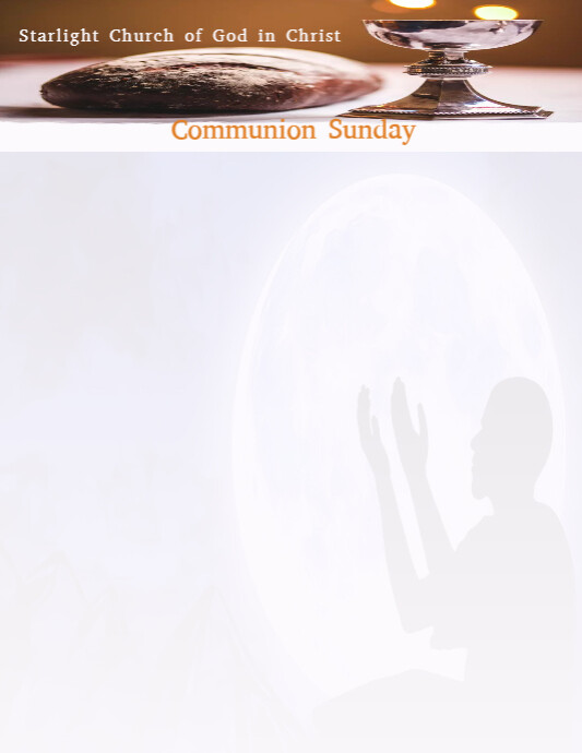 Holy communion template | PosterMyWall