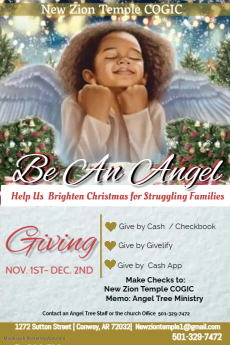 Christmas Giving Tree Flyer Template (1) | PosterMyWall