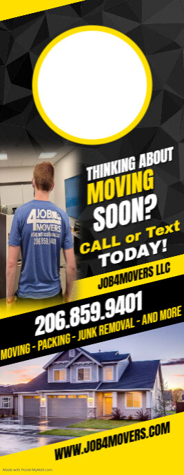 Moving door hangers | PosterMyWall