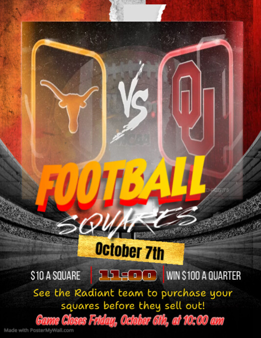 Copy of game week | PosterMyWall