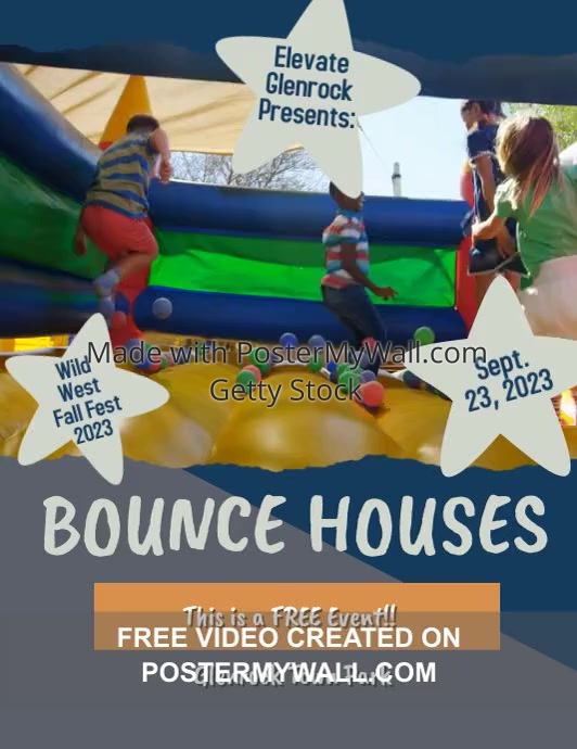 Bounce House Rental Video Flyer | PosterMyWall