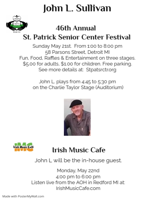 St Pat Fest and Irish Music Cafe | PosterMyWall