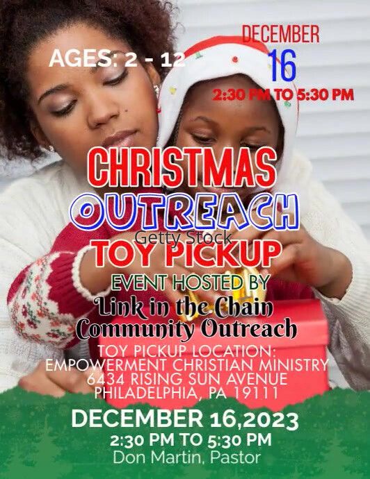 Christmas Outreach Church Event Flyer | PosterMyWall