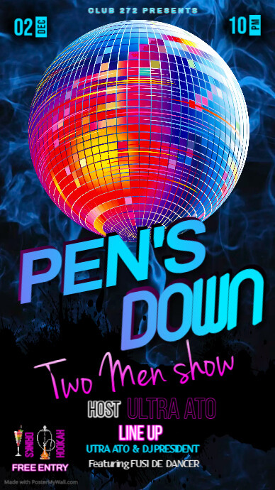 Club 272 -2 Dec | PosterMyWall