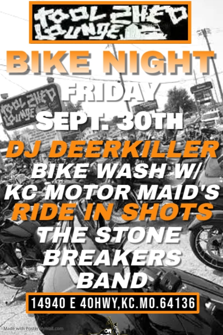 Copy of Classic Bike Show Poster | PosterMyWall