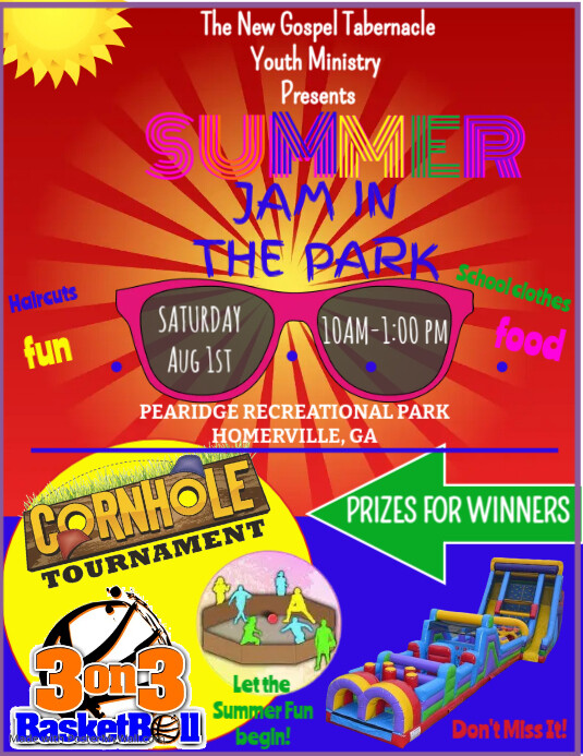 United Summer Kick Off Church Flyer | PosterMyWall