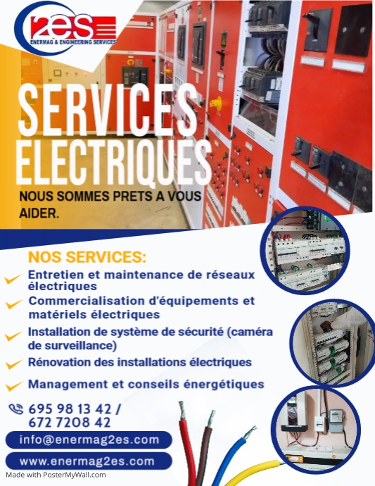 Copie de Electrical Service Video Poster Temp | PosterMyWall