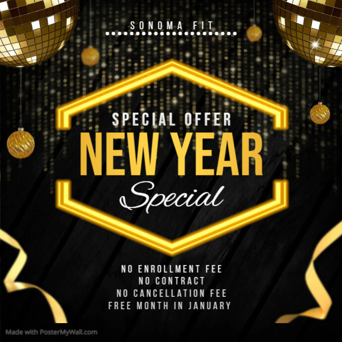 New Year Special Discount Template | PosterMyWall