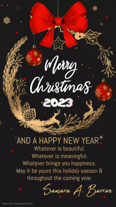 merry christmas sam | PosterMyWall