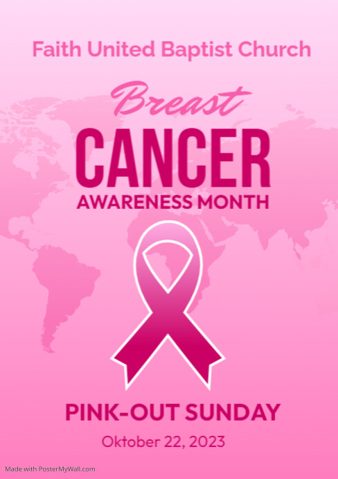 Breast Cancer Awareness Month Poster | PosterMyWall