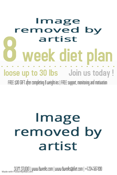 Copy of 8 Week Diet Plan ! | PosterMyWall