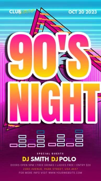 Copy of 80's Party Instagram Story | PosterMyWall