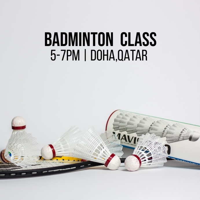 80 Badminton Template | PosterMyWall