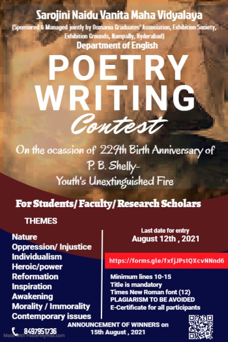 Copy of Writing Contest flyer template | PosterMyWall