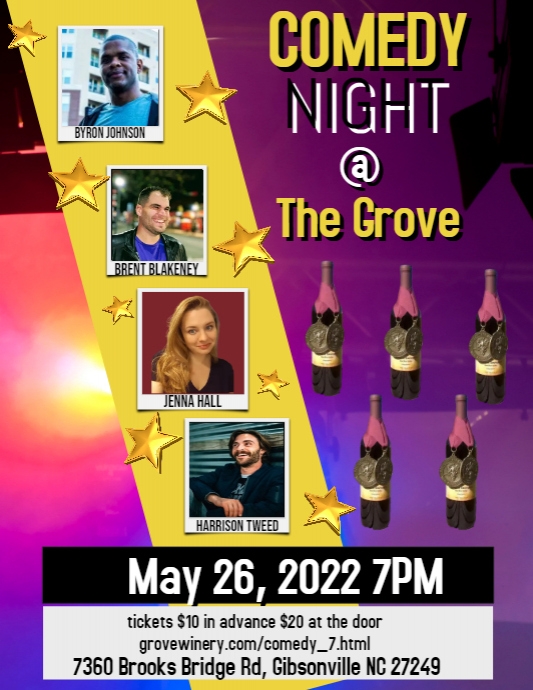 Copy of Stand up Comedy Night Flyer Poster Template | PosterMyWall