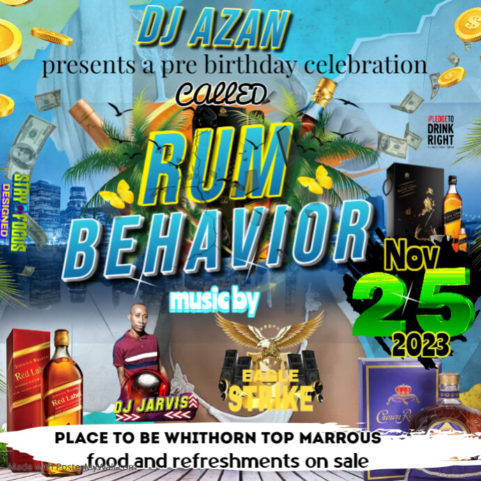 DJ AZAN Party | PosterMyWall